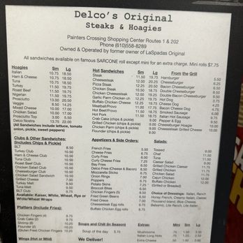 DELCO’S ORIGINAL STEAKS & HOAGIES - Updated September 2025 - 113 Photos ...