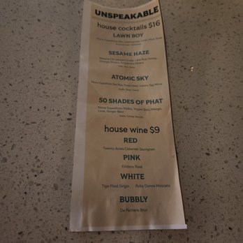 UNSPEAKABLE - Updated January 2026 - 124 Photos & 20 Reviews - 3920 ...