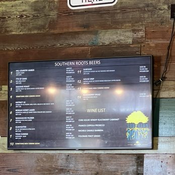 SOUTHERN ROOTS BREWING COMPANY - WAXAHACHIE - Updated December 2025 ...