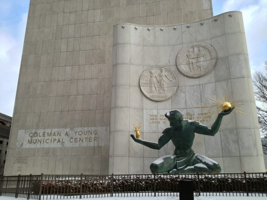 Coleman A Young Municipal Center, 2 Woodward Ave, Detroit, MI, Court ...