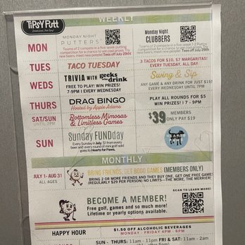 TIPSY PUTT - Updated December 2024 - 801 Photos & 646 Reviews - 630 K ...