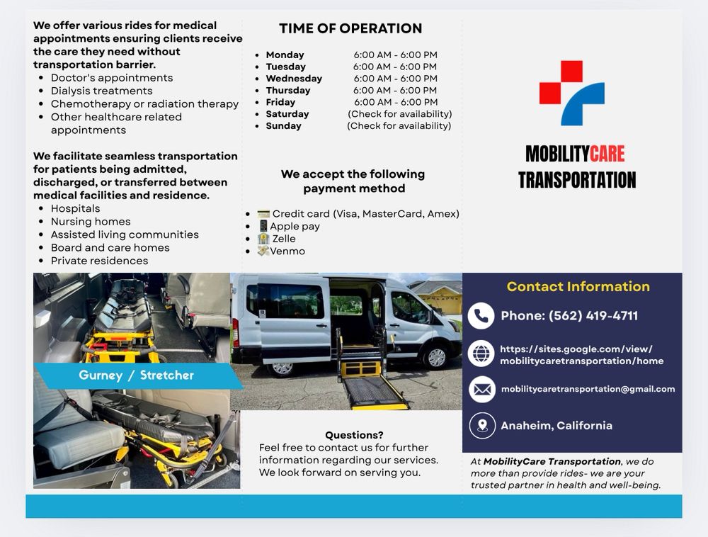 MOBILITY CARE TRANSPORTATION - Updated May 2026 - 12816 Inglewood Ave ...