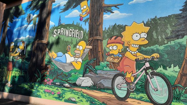 THE SIMPSONS MURAL - 56 Photos - 500 Main St, Springfield, Oregon ...