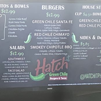 HATCH-IT GREEN CHILE BURGERS & TACOS - Updated December 2025 - 298 ...
