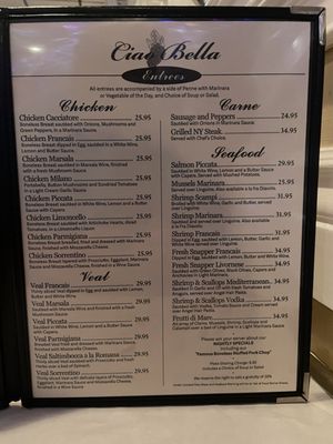 CIAO BELLA RISTORANTE ITALIANO - Updated February 2025 - 93 Photos ...