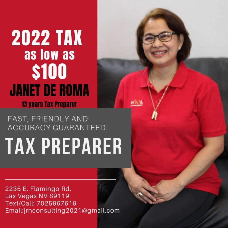 JRN CONSULTING TAX SERVICES - Updated August 2025 - Request ...