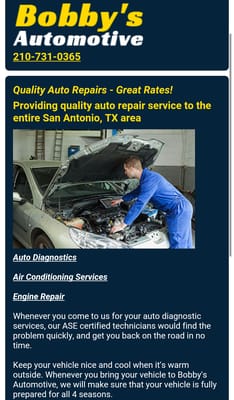 BOBBY’S AUTOMOTIVE AND AUTO SALES - Updated September 2025 - 2200 ...