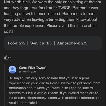 CARNE RINO - Updated August 2025 - 149 Photos & 62 Reviews - 2601 ...