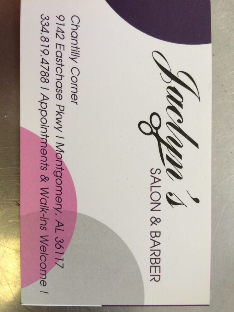 JACLYN’S SALON AND BARBER - Hair Salons - 9142 Eastchase Pkwy, Montgomery, AL - Phone Number - Yelp