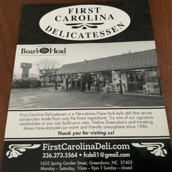 FIRST CAROLINA DELICATESSEN - Updated October 2025 - 113 Photos & 166 ...