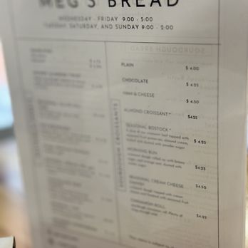 MEG’S BREAD - Updated October 2025 - 39 Photos & 26 Reviews - 52 S ...