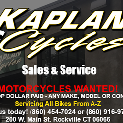 KAPLAN CYCLES - 200 W Main St, Rockville, Connecticut - Motorcycle ...