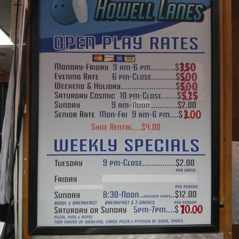 HOWELL LANES - Updated December 2025 - 16 Photos & 48 Reviews - 1002 ...