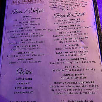 THE ALCHEMIST DC - Updated November 2024 - 96 Photos & 79 Reviews ...