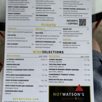 NOT WATSON’S KITCHEN + BAR - Updated November 2025 - 771 Photos & 739 ...