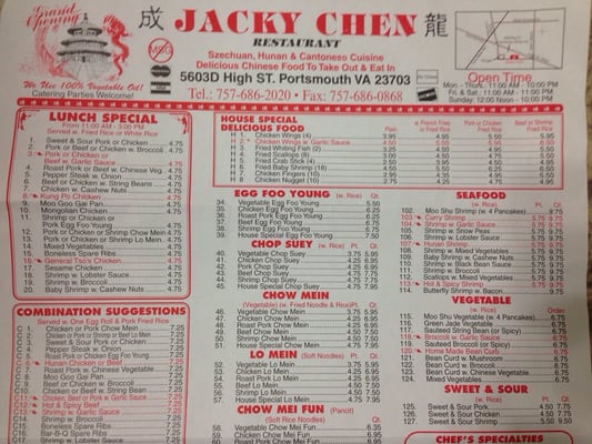 JACKY CHEN - 55 Reviews - Portsmouth, Virginia - Chinese - Restaurant Reviews - Phone Number ...