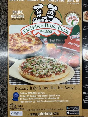 DEFELICE BROS PIZZA - WINTERSVILLE - 17 Photos - 497 Cadiz Rd ...