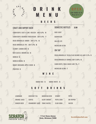 SCRATCH INDOOR GOLF - 11 E Dawes Ave, Bixby, Oklahoma - Golf ...