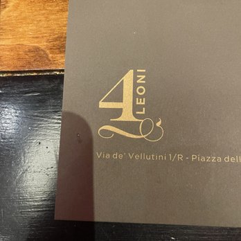TRATTORIA 4 LEONI - Updated March 2025 - 475 Photos & 321 Reviews - Via dei Vellutini 1, Firenze ...