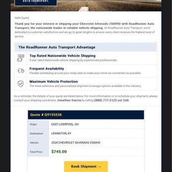 ROADRUNNER AUTO TRANSPORT - Updated September 2024 - 161 Photos & 1548 ...