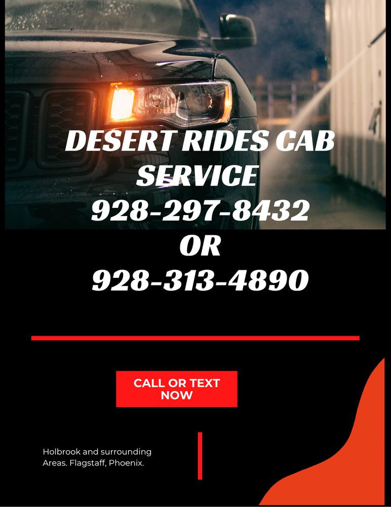 DESERT RIDES CAB SERVICE - Updated May 2026 - Holbrook, Arizona - Taxis ...