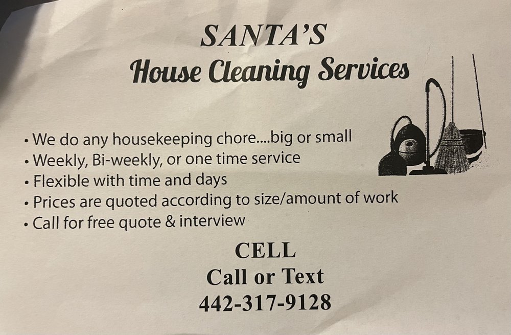 SANTA’S HOUSE CLEANING - Oakland, California - Home Cleaning - Phone ...
