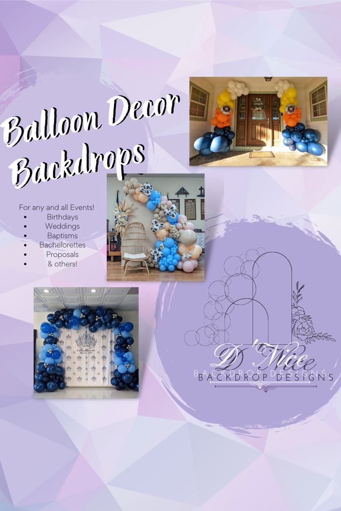 D’NICE BACKDROP DESIGNS - Houston, Texas - Party Supplies - Yelp