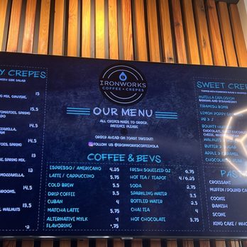 IRONWORKS COFFEE AND CREPES - Updated November 2024 - 166 Photos & 100 ...