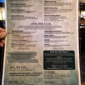 MARZONI’S BRICK OVEN & BREWING CO - Updated December 2025 - 95 Photos ...