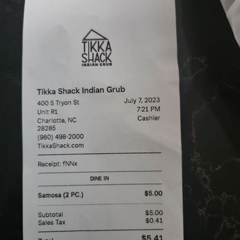 TIKKA SHACK - Updated July 2025 - 75 Photos & 75 Reviews - 400 S Tryon ...