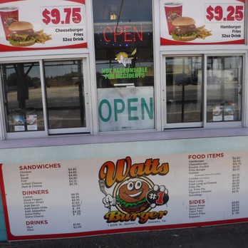 WATT’S BURGER NO 1 - Updated December 2025 - 30 Reviews - 1208 S Grant ...
