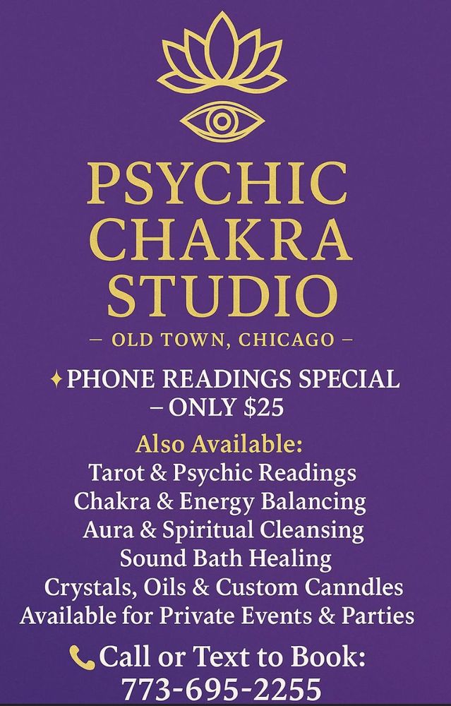 PSYCHIC CHAKRA STUDIO - Updated January 2026 - 1404 N Wells St, Chicago ...