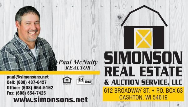 SIMONSON REAL ESTATE & AUCTION SERVICE - Updated January 2026 - Request ...