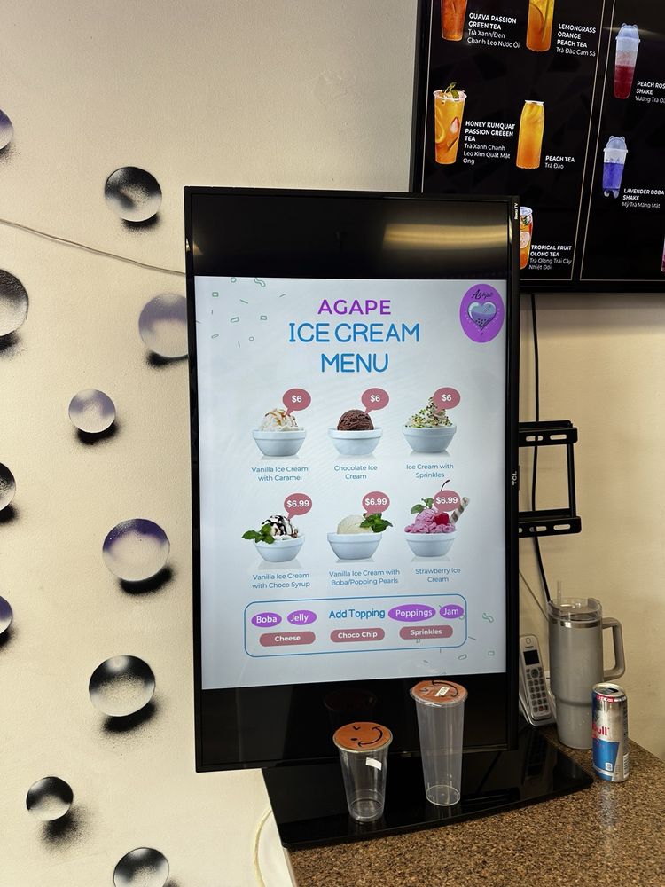 AGAPE BOBA TEA AND ICE CREAM - Updated November 2024 - 9122 S US ...
