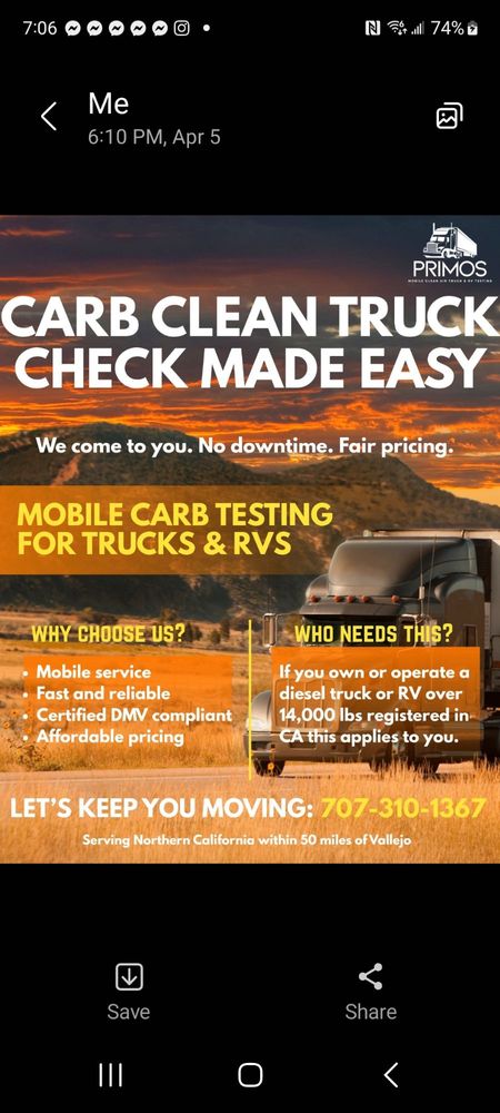 CARB CLEAN TRUCK MOBILE TESTING - Updated November 2025 - Request a ...