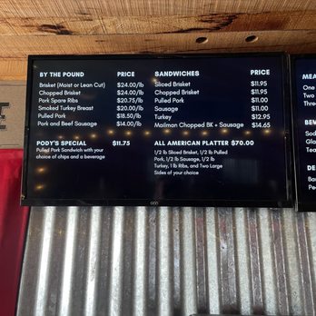 PODY’S BBQ - Updated October 2025 - 136 Photos & 150 Reviews - 1330 S ...