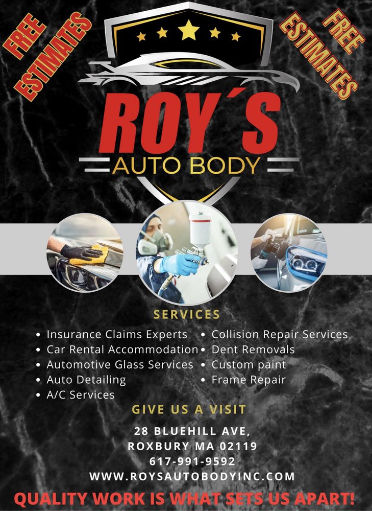 ROY’S AUTO BODY REPAIR - Updated May 2026 - 28 Blue Hill Ave, Boston ...