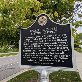 HASKELL & BARKER HISTORIC DISTRICT MARKER - 522 Wabash St, Michigan ...