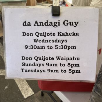 DA ANDAGI GUY - Updated March 2025 - 163 Photos & 50 Reviews - 804 ...