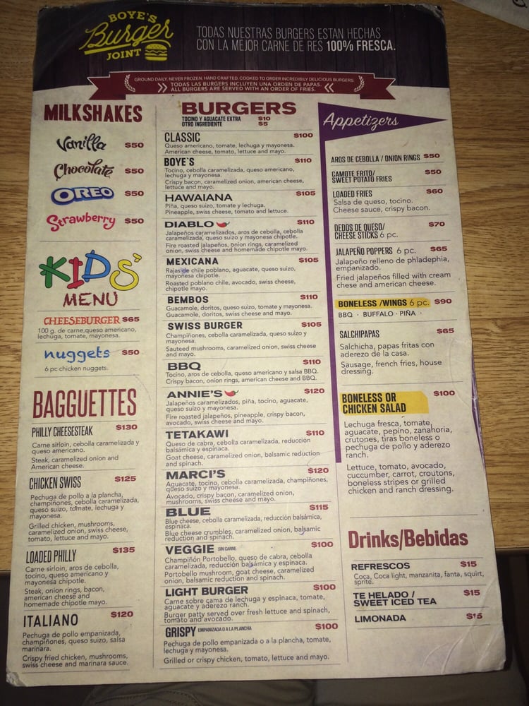 BOYE’S BURGER JOINT - Updated December 2024 - 13 Photos & 14 Reviews ...