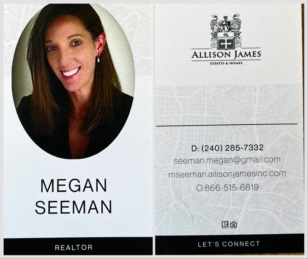 MEGAN SEEMAN - ALLISON JAMES ESTATES AND HOMES - Updated October 2024 ...