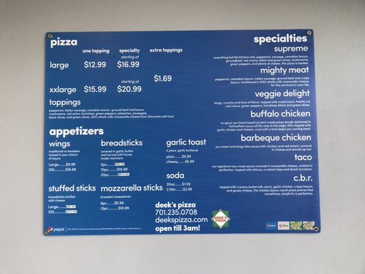 DEEK’S PIZZA - 38 Photos & 15 Reviews - Pizza - 755 33rd Ave E, West ...