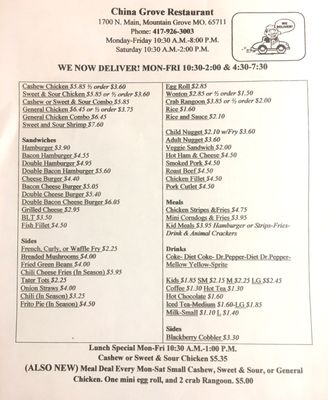 CHINA GROVE RESTAURANT - Updated December 2025 - 1700 N Main St ...