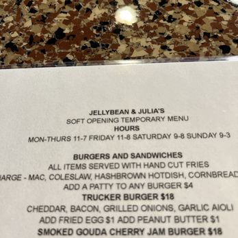JELLYBEAN AND JULIA’S - Updated April 2025 - 299 Photos & 298 Reviews ...