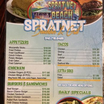 SPRATNET BEACH BAR & GRILL - Updated January 2025 - 42 Photos & 17 ...