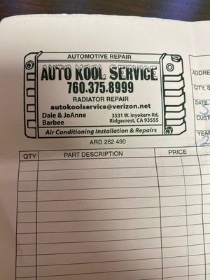 AUTO KOOL SERVICE - Updated July 2025 - 1240 W Ridgecrest Blvd ...