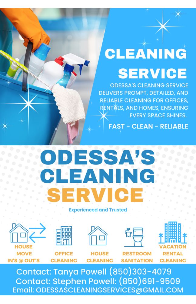 ODESSA’S CLEANING SERVICE - Updated December 2024 - 6412 Bolivia St ...