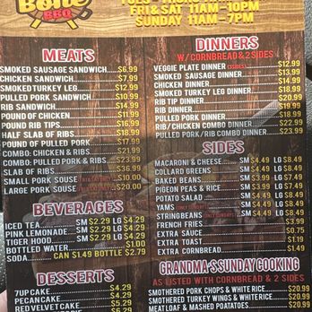 OFF THA BONE BBQ - Updated December 2025 - 24 Photos & 27 Reviews ...