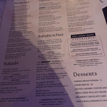 THE FIELD IRISH PUB & EATERY - Updated September 2025 - 1669 Photos ...