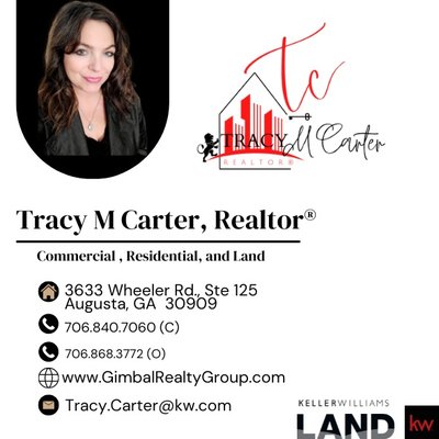 TRACY M CARTER - KELLER WILLIAMS REALTY AUGUSTA PARTNERS - 3633 Wheeler ...